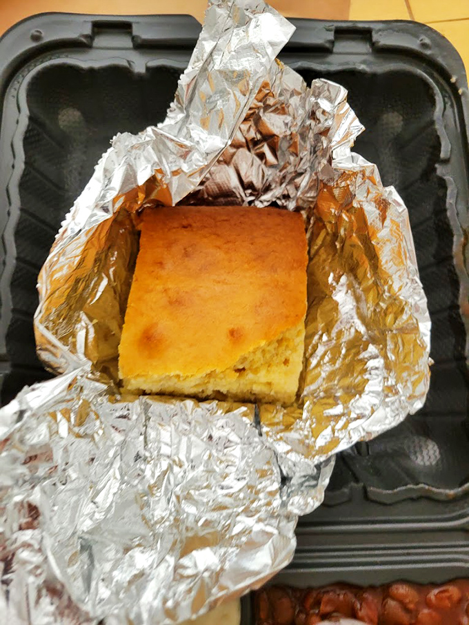 Cornbread: the unsung hero of any barbecue feast. Golden, tender, and ready to soak up every last drop of sauce on your plate.