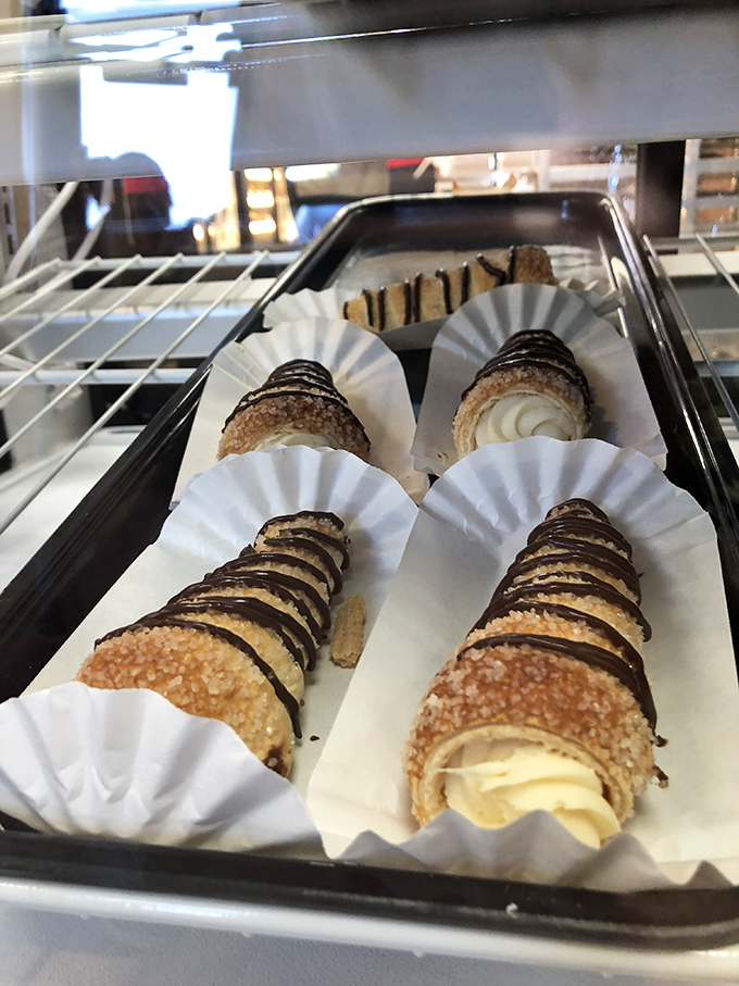 Horns of plenty! These cream-filled delights are what unicorns eat for breakfast. One bite and you'll believe in magic too.