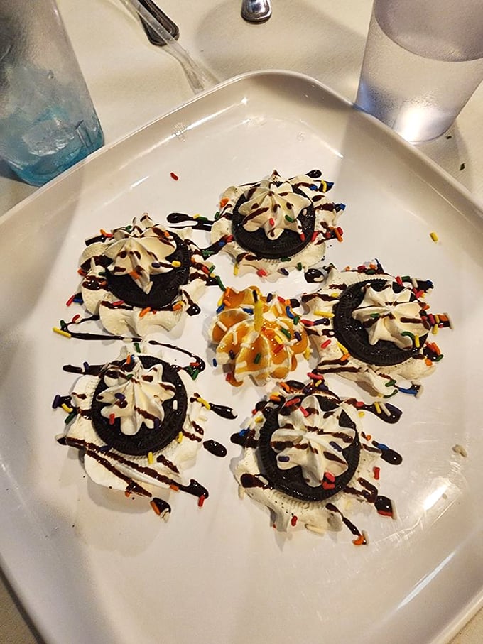 A dessert that's out of this world! These cosmic Oreo treats look like they've been sprinkled with stardust.