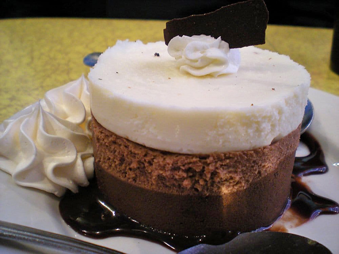 A dessert that's dressed to impress! This layered beauty is the little black dress of the dessert world &ndash; classic, elegant, and always a good choice.