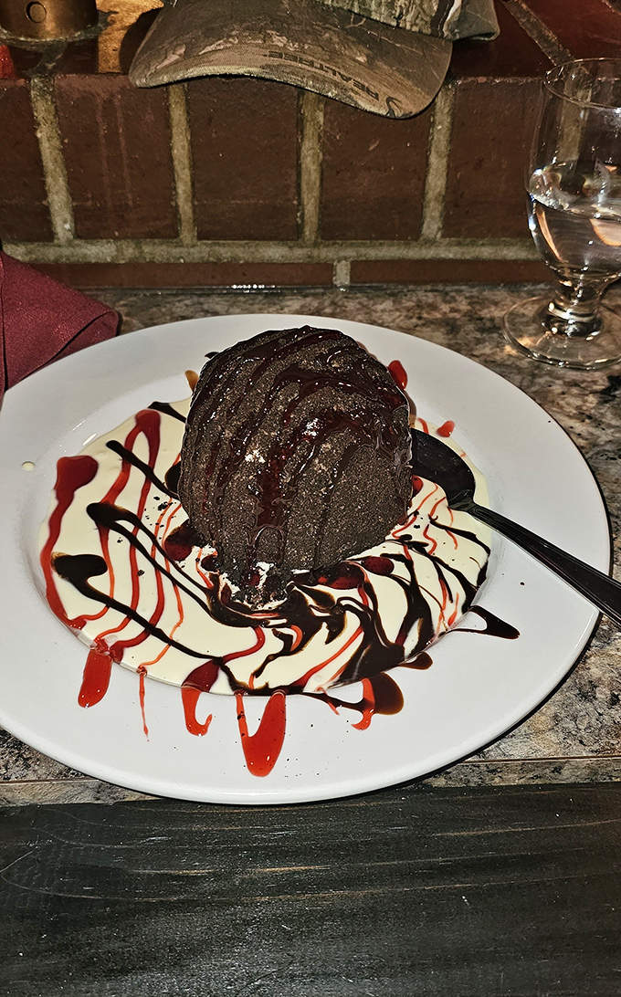 A chocolate dessert so decadent, it should come with a warning label. Resistance is futile, just grab a spoon and dive in!