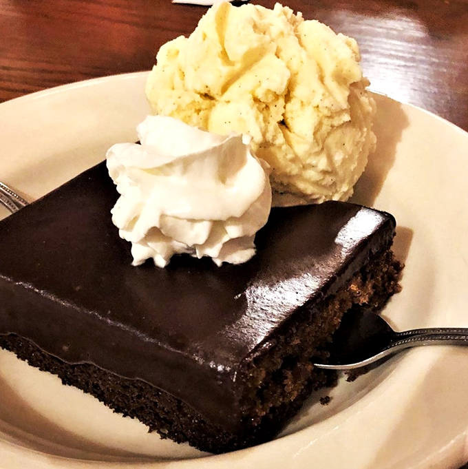 Chocolate cake and ice cream: proof that true love exists. This dessert duo is sweeter than a Taylor Swift ballad and twice as satisfying.
