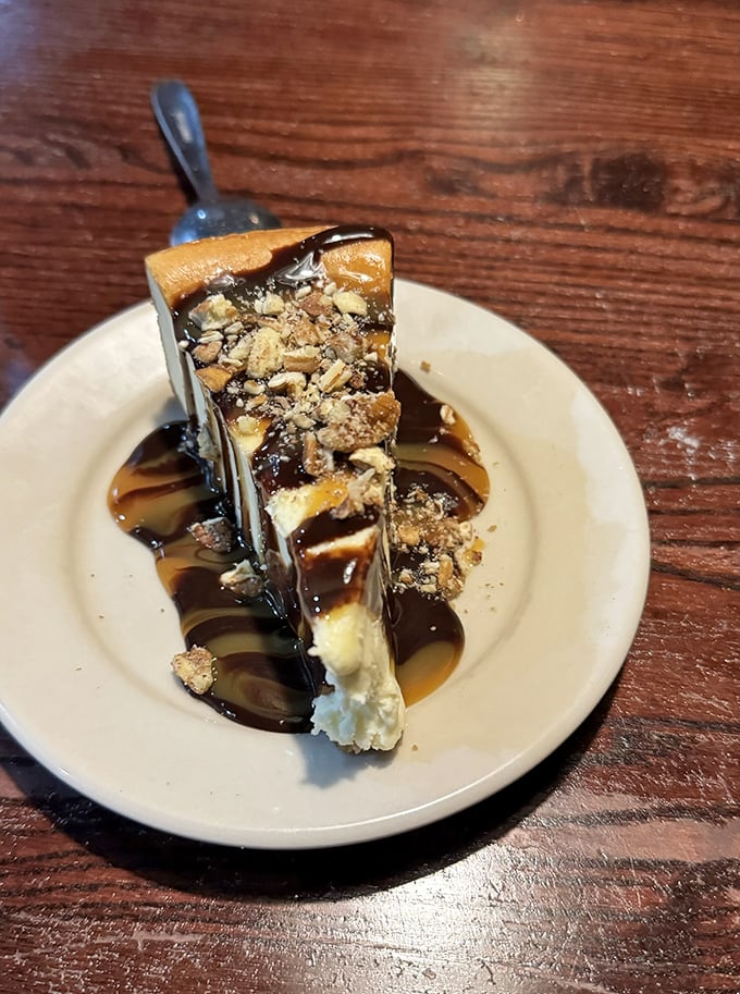 This isn't just dessert, it's a religious experience. One bite of this cheesecake, and you might start believing in a higher power &ndash; the power of butter and sugar.