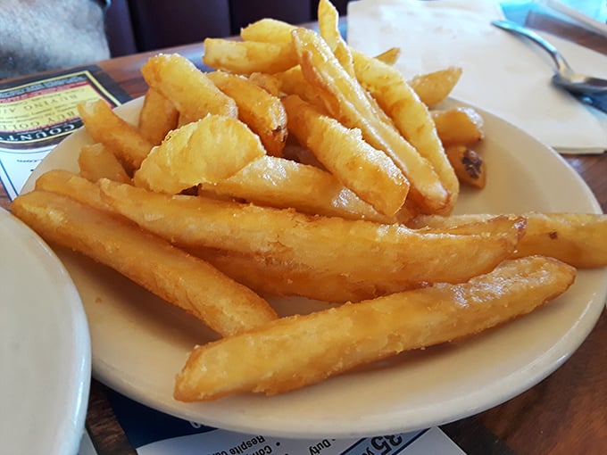 Crispy on the outside, fluffy on the inside. These fries are the supporting actors that steal the show.