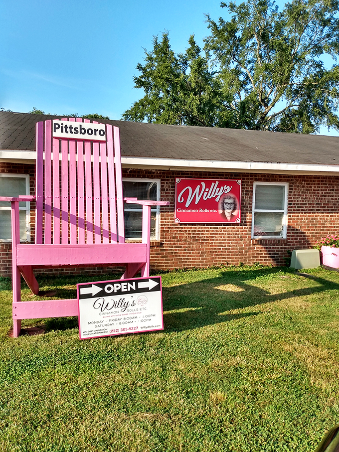 Roll up, roll up! Willy's inviting entrance is the gateway to a world where calories don't count and happiness is served warm.