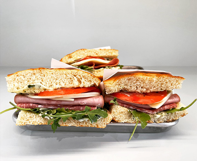 House-made focaccia sandwiches: Proof that not all heroes wear capes - some come on freshly baked bread with perfectly layered fillings.