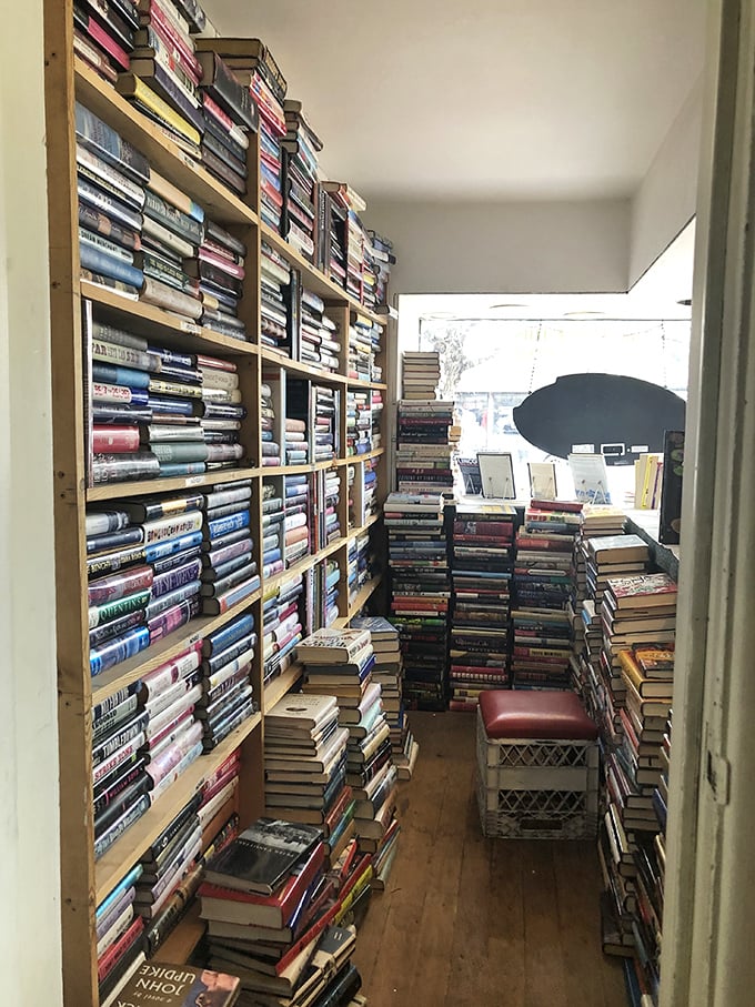 Books as far as the eye can see. It's like "Inception," but instead of dreams within dreams, it's books within books