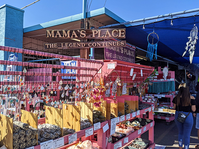 "Mama's Place" - where legends are born and wallets come to die. It's like your favorite aunt opened a shop... and took over the block!