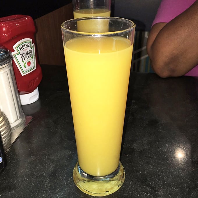 Hello, sunshine in a glass! This mimosa is the perfect way to start your day &ndash; or continue it. Because sometimes, adulting means bubbles for breakfast.