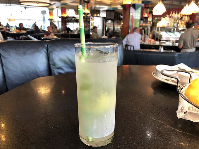 Mint condition refreshment. This mojito looks crisp enough to make even the Utah summer heat wave goodbye.