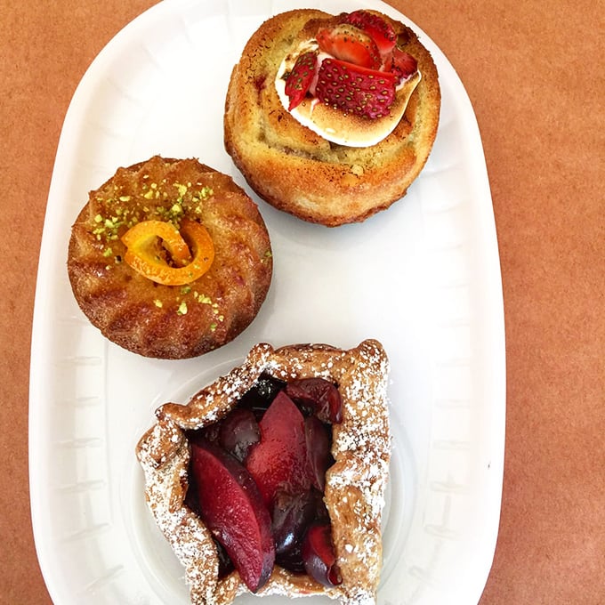 A trio of treats that could make even the Mona Lisa crack a smile. From fruity to nutty, these little bites of heaven are proof that good things come in small packages.