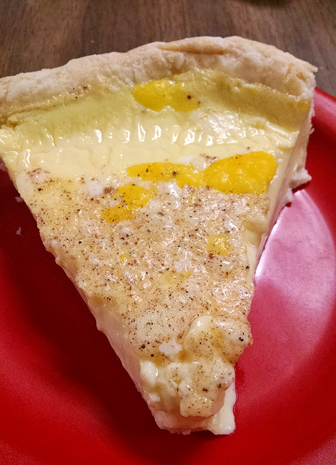 Sweet dreams are made of this! This slice of homemade pie is the stuff of Norman Rockwell paintings and Midwest grandma legends.