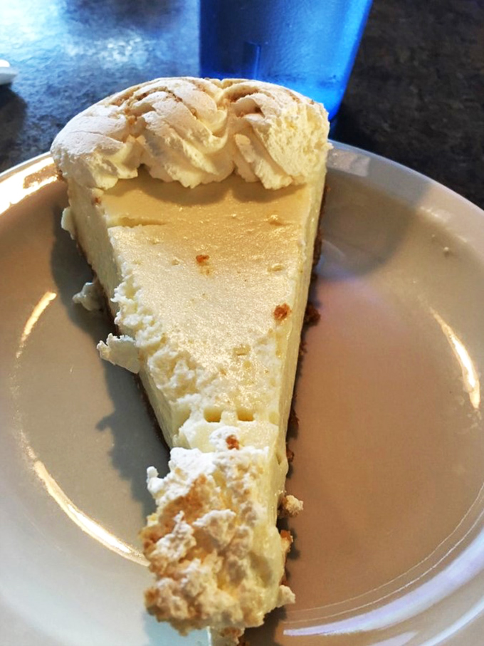 A slice of heaven? No, just a slice of homemade pie that's fluffier than a cloud and sweeter than your grandma's smile.