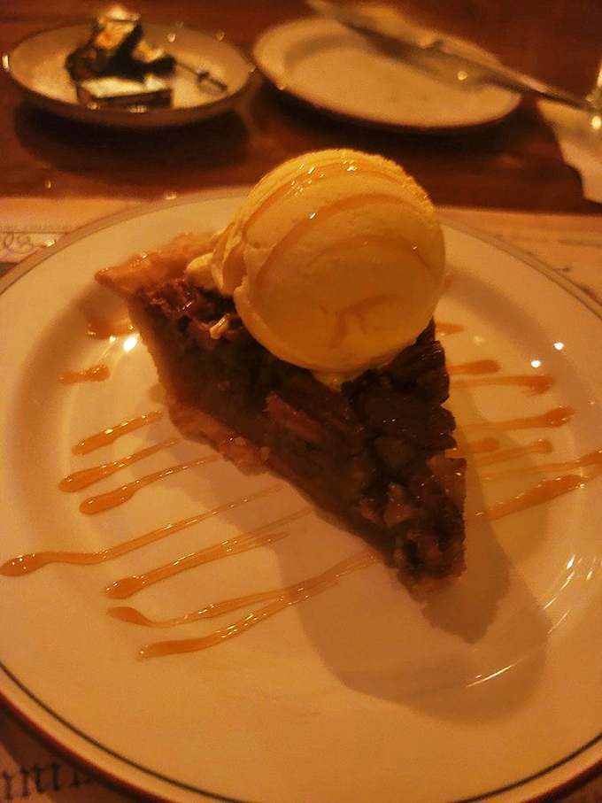 A slice of heaven on a plate. This pie looks so good, it might just make you forget about your New Year's resolutions.