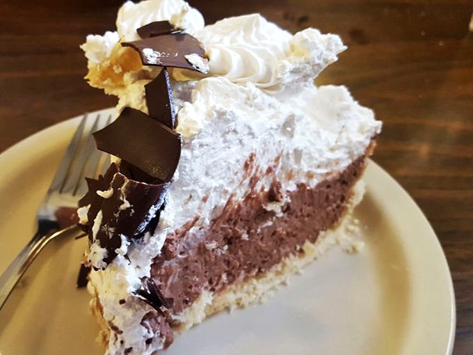 A slice of heaven that's fluffier than a cloud and richer than Scrooge McDuck. This pie doesn't just satisfy cravings; it creates them!