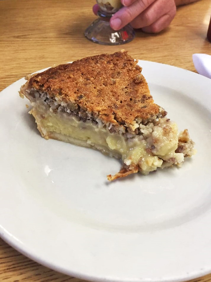 A slice of heaven on a plate. This pie could make even the toughest food critic weak in the knees.