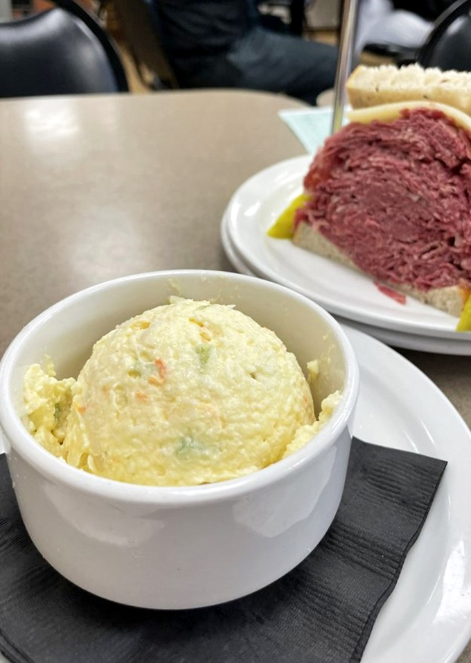 Creamy, dreamy potato salad that'll transport you straight to your childhood picnics. It's like time travel, but with more carbs!