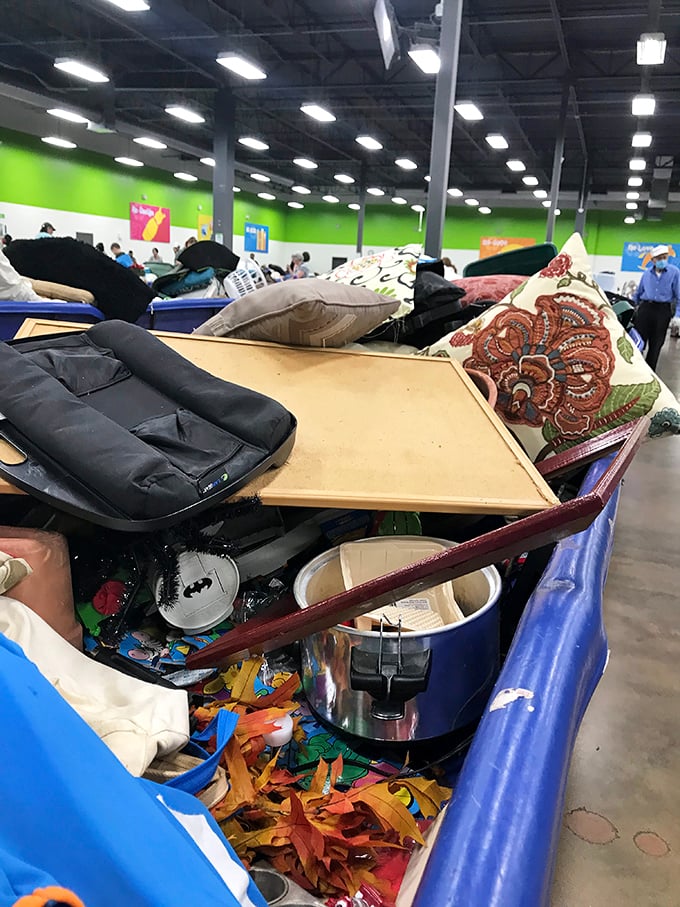 The beautiful chaos of possibility in every bin. Somewhere in this jumble is exactly what someone didn't know they needed until this very moment.