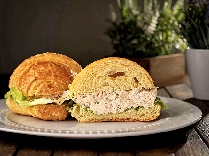 Sandwich perfection: where bread meets filling in holy matrimony. This isn't just lunch, it's a midday flavor fiesta!