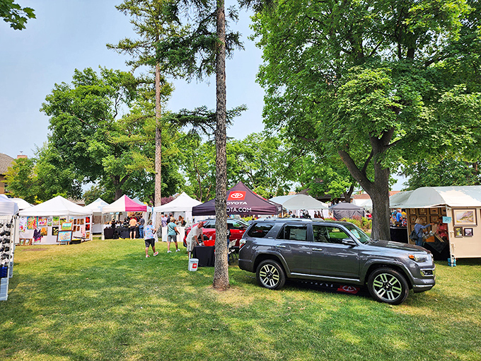 A canvas of community spirit painted in vibrant tent colors. It's where local flavor meets global appeal!