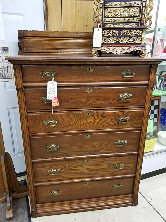 This dresser's seen more outfits than a Hollywood wardrobe department. Now it's ready for its second act in your bedroom!