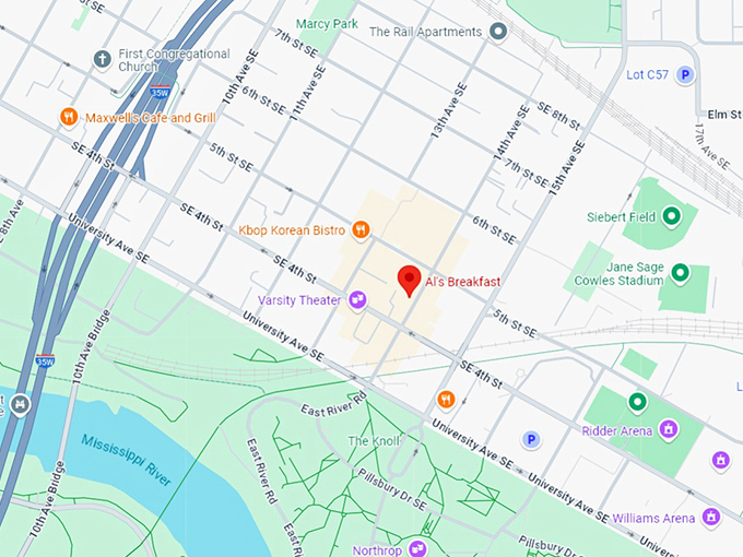 16 al's breakfast map