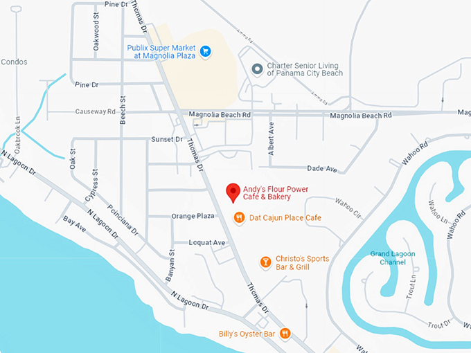 16 andy's flour power map