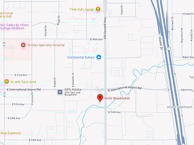 16 arctic roadrunner map