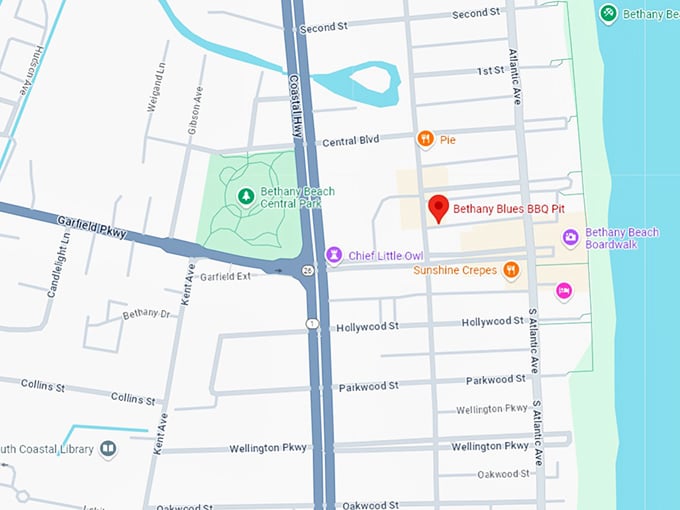 16 bethany blues bbq map