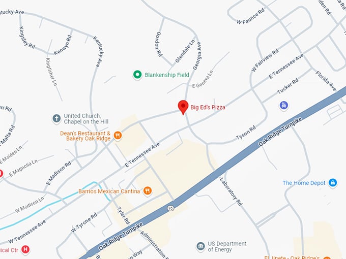 16 big ed's pizza map