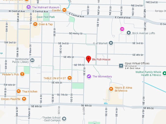 16 blu fish house map