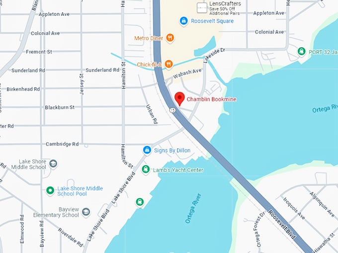 16 chamblin bookmine map
