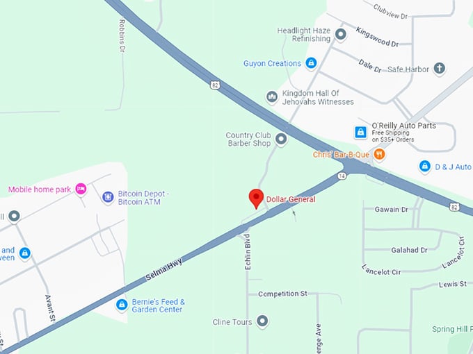 16 dollar general map