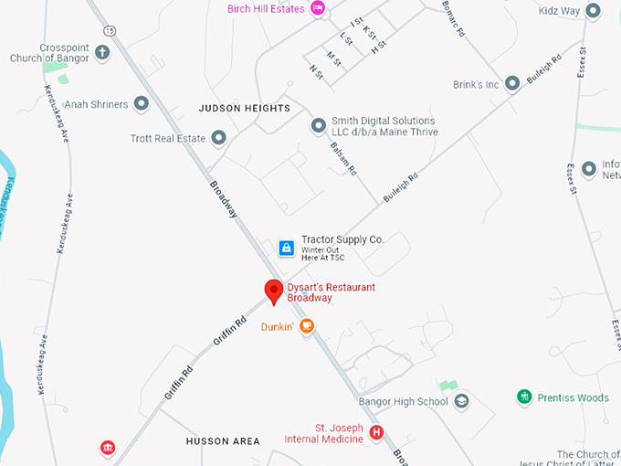 16 dysart&rsquo;s restaurant map