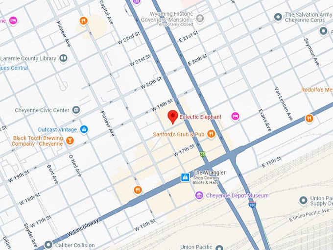 16 eclectic elephant map