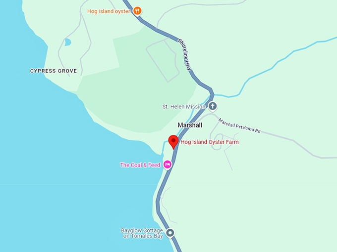 16 hog island oyster farm map