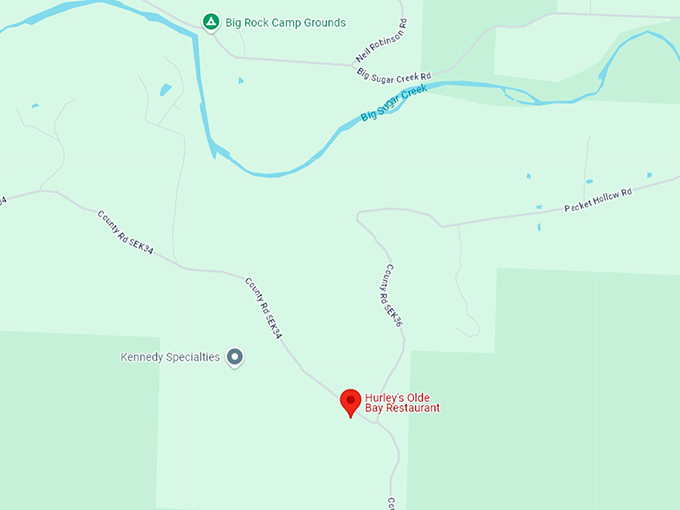 16 hurley's olde bay restaurant map