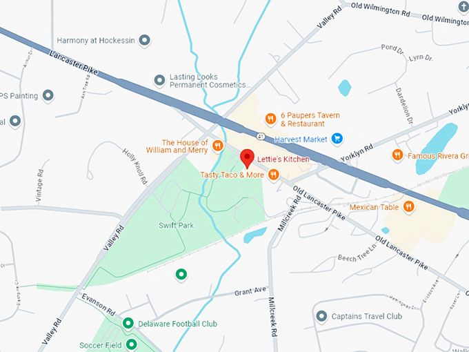 16 lettie's kitchen map