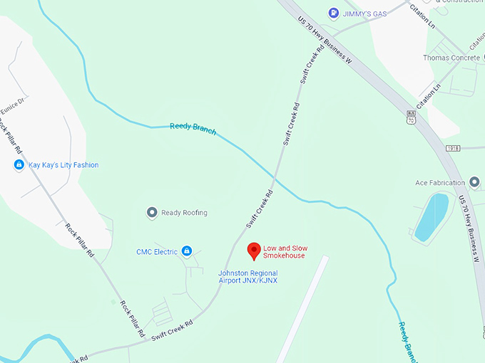 16 low and slow smokehouse map