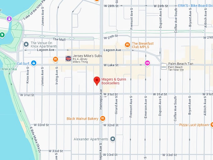 16 magers & quinn booksellers map