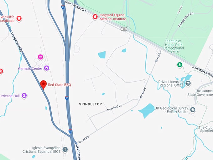 16 red state bbq map