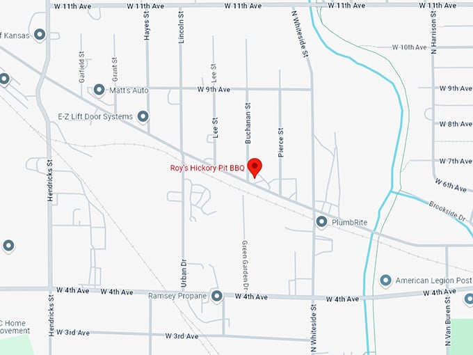 16 roy&rsquo;s hickory pit bbq map