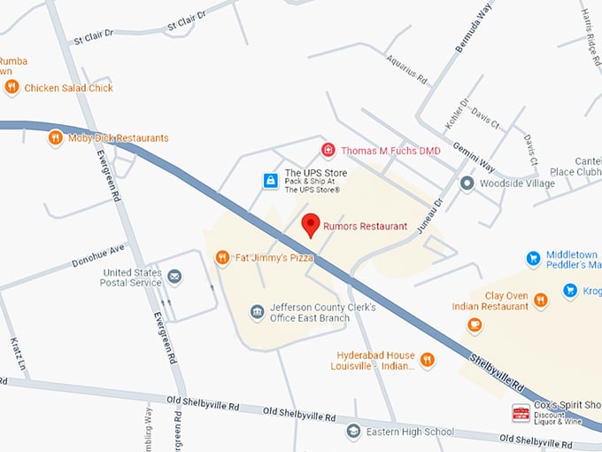 16 rumors restaurant map