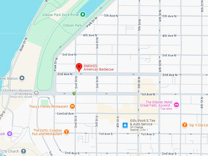 16 smoked. american barbecue map