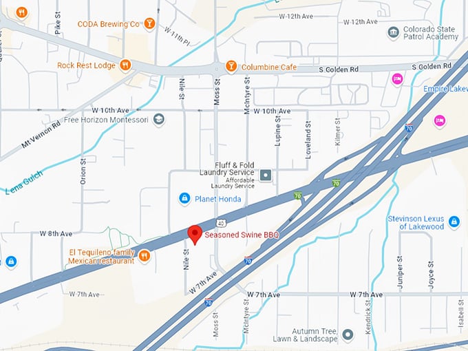 16 seasoned swine bbq map