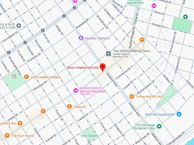 16 stein's market and deli map