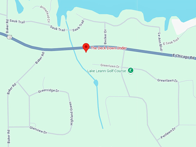 16 the deck down under map