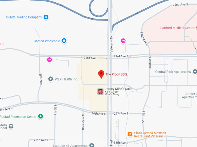 16 the piggy bbq map