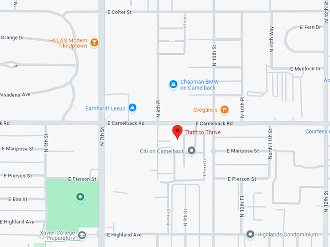 16 thrift to thrive map