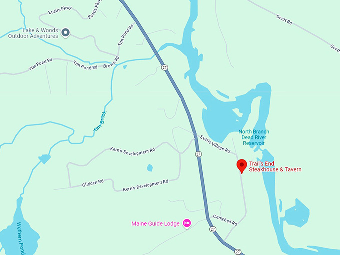 16 trail's end steakhouse & tavern map